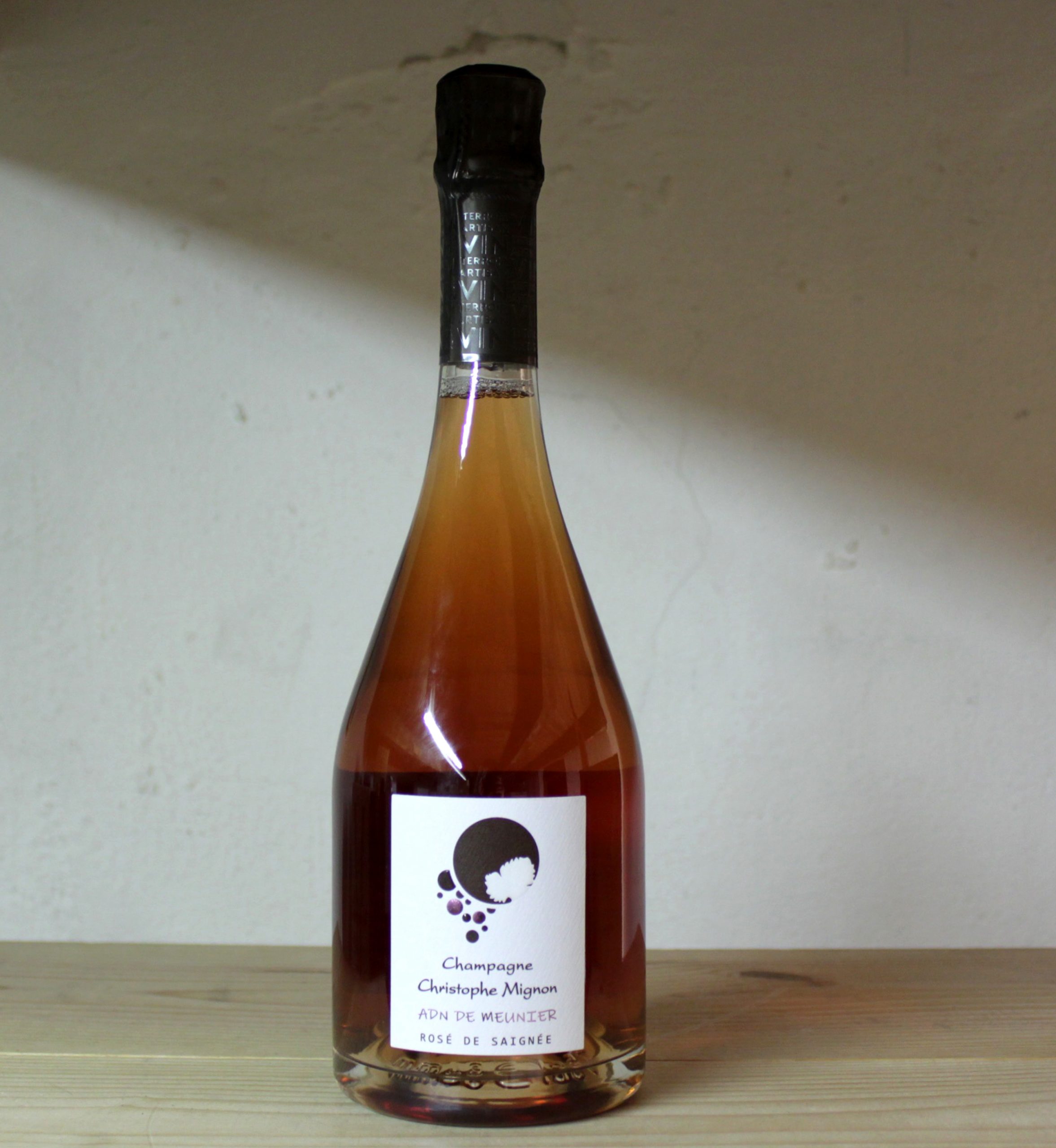 Christophe Mignon Champagne 'Rosé de Saignée' Meunier 2015 » CHABROL WINES